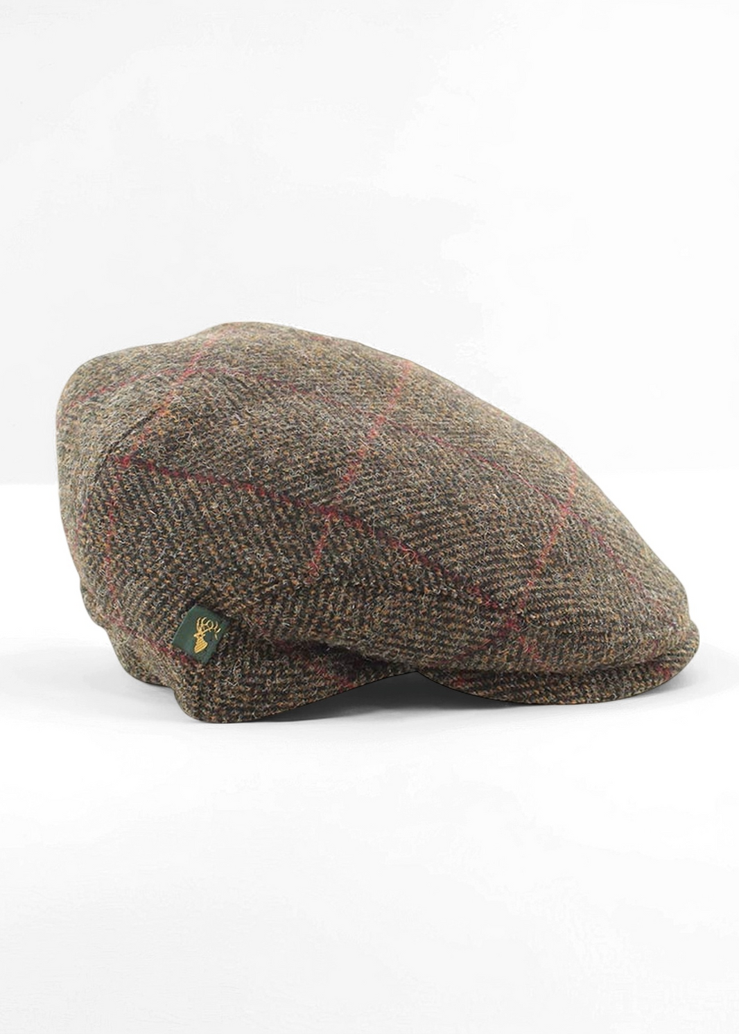 Mucros Trinity Cap - Handwoven Wool Flat Cap Brown | Premium Irish Tweed