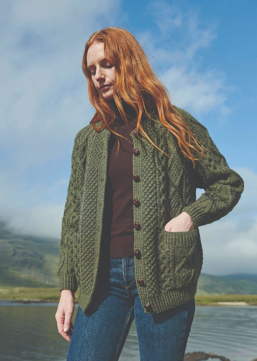 Women's Aran Cardigans | The Perfect Irish Gift | Made in Ireland
