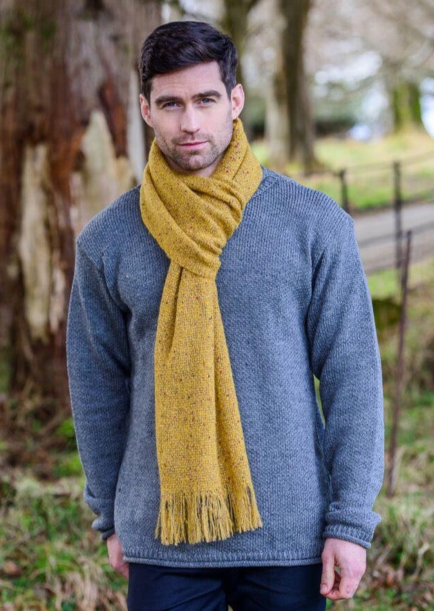 Mucros Mustard Islander Scarf – Skellig Gift Store
