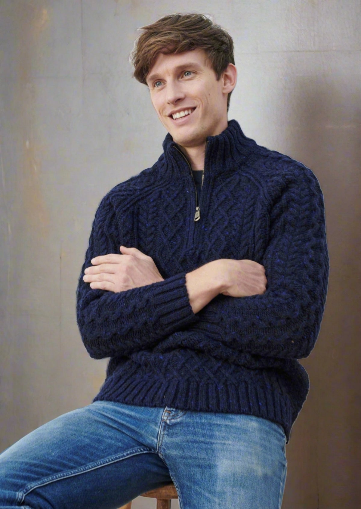 Mens Aran Sweaters | Made in Ireland | 100% Merino Wool