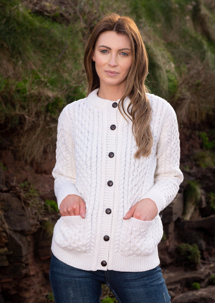 Women's Aran Cardigans | The Perfect Irish Gift | Made in Ireland