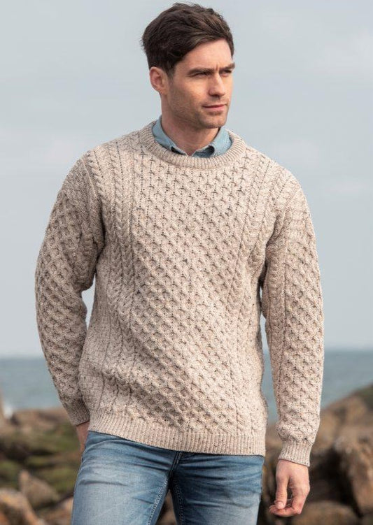 Mens Aran Sweaters | Made in Ireland | 100% Merino Wool